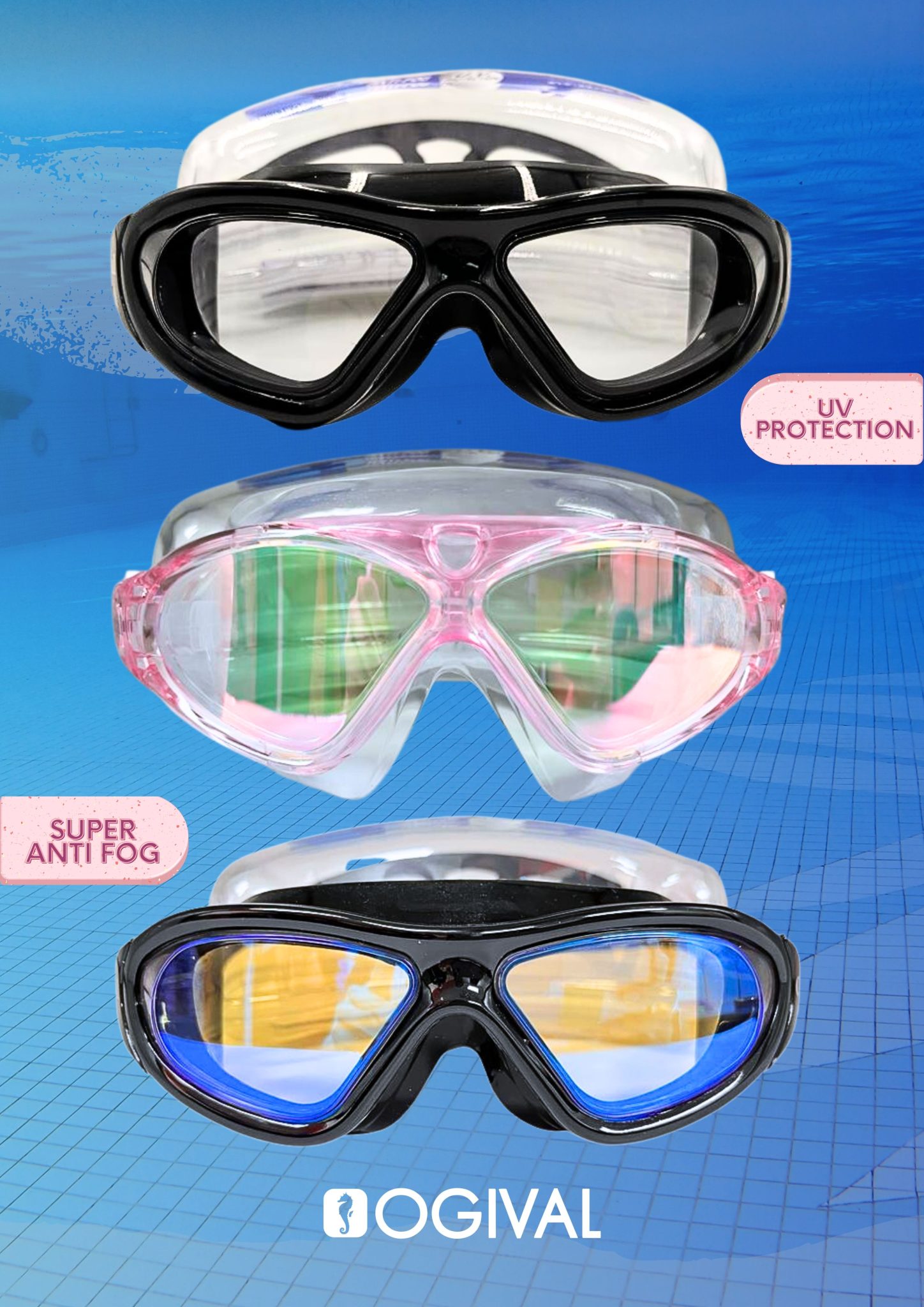 Ogival Plain Waterproof Phone Bag | Ogival